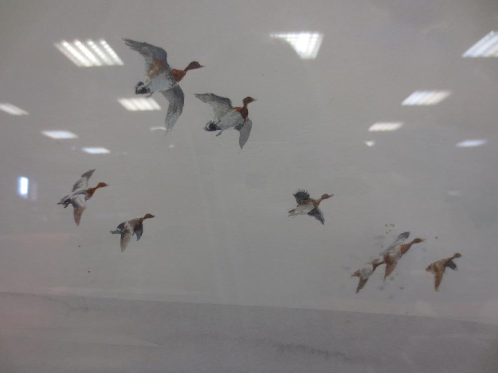 Lot 499 - Jason Partner - Wigeon over the Creek (Cley)