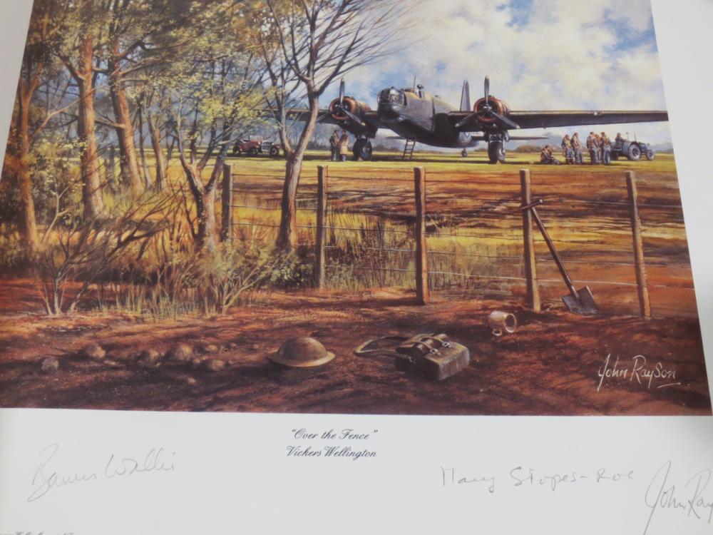Lot 146 - Two RAF signed limited edition prints - Bill