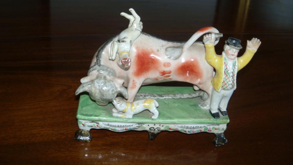 Lot 5 - An Obadiah Sherratt pottery group,