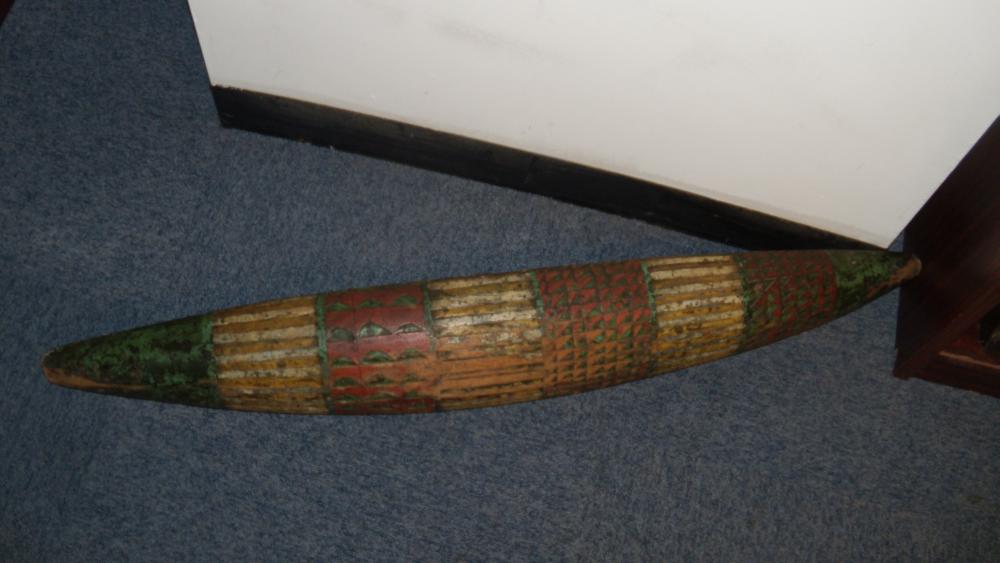 Lot 30 - A Baga boat shaped food bowl,