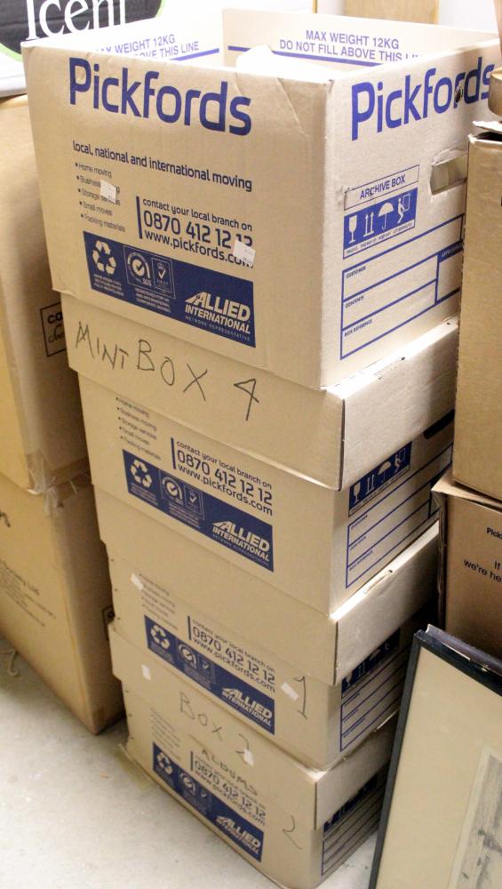 Lot 47 - Stamps, 4 cartons with 21 Post Office year