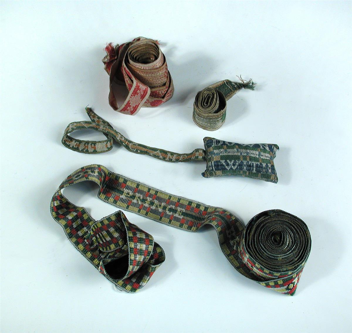 Lot 515 - Eight Jacobite ribbons together with a