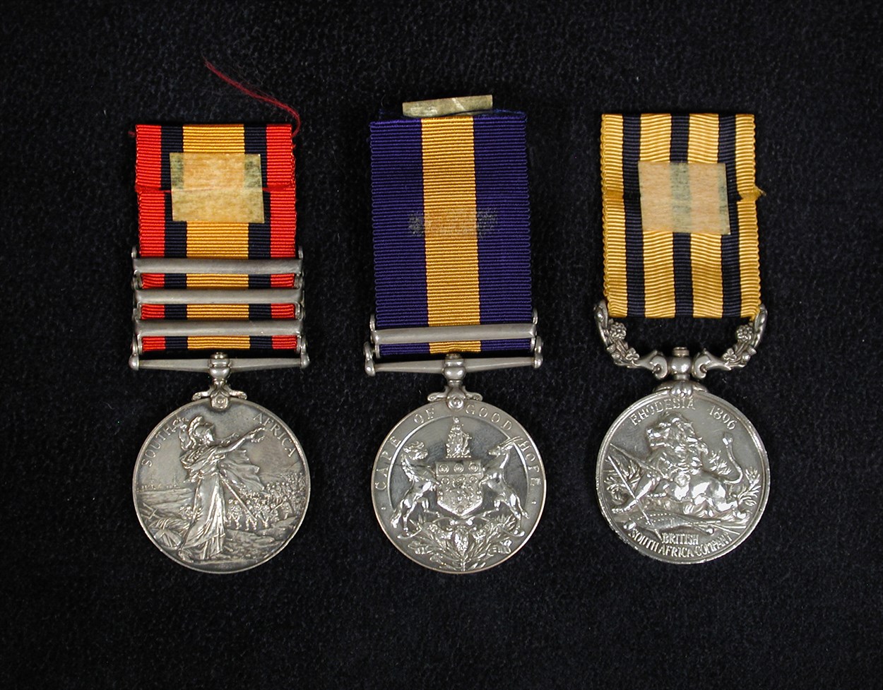 Lot 32 - Three medals to Trooper A. M. Dale,