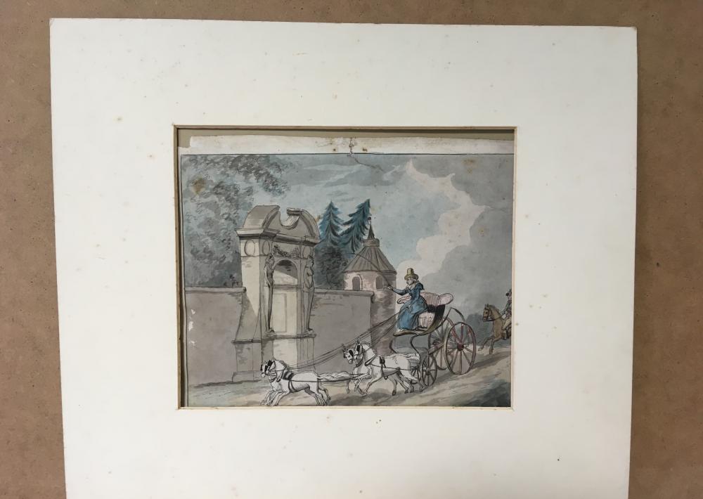 Lot 82 - Attributed to Thomas Rowlandson (British,