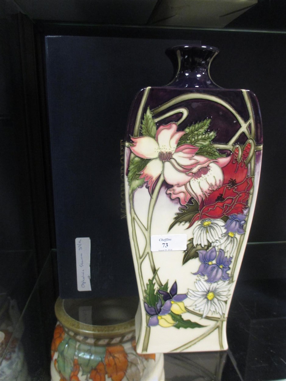 Lot 73 - A modern Moorcroft 'Ophelia's Flowers'pattern