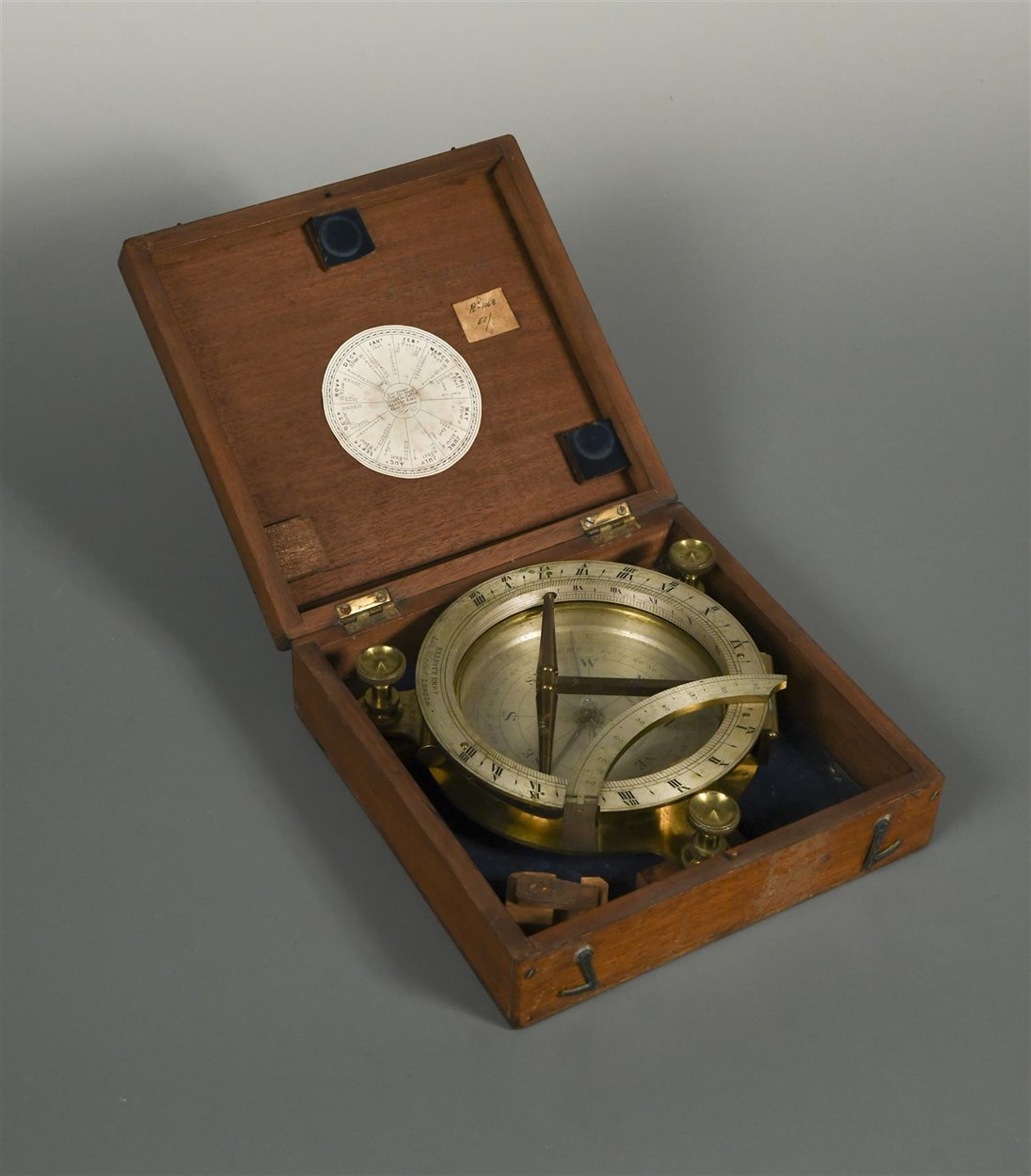 Lot 278 - A 19th century brass and silvered