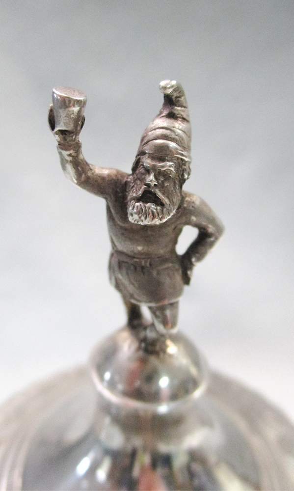 Lot 15 - A 19th century Danish silver cornucopia,