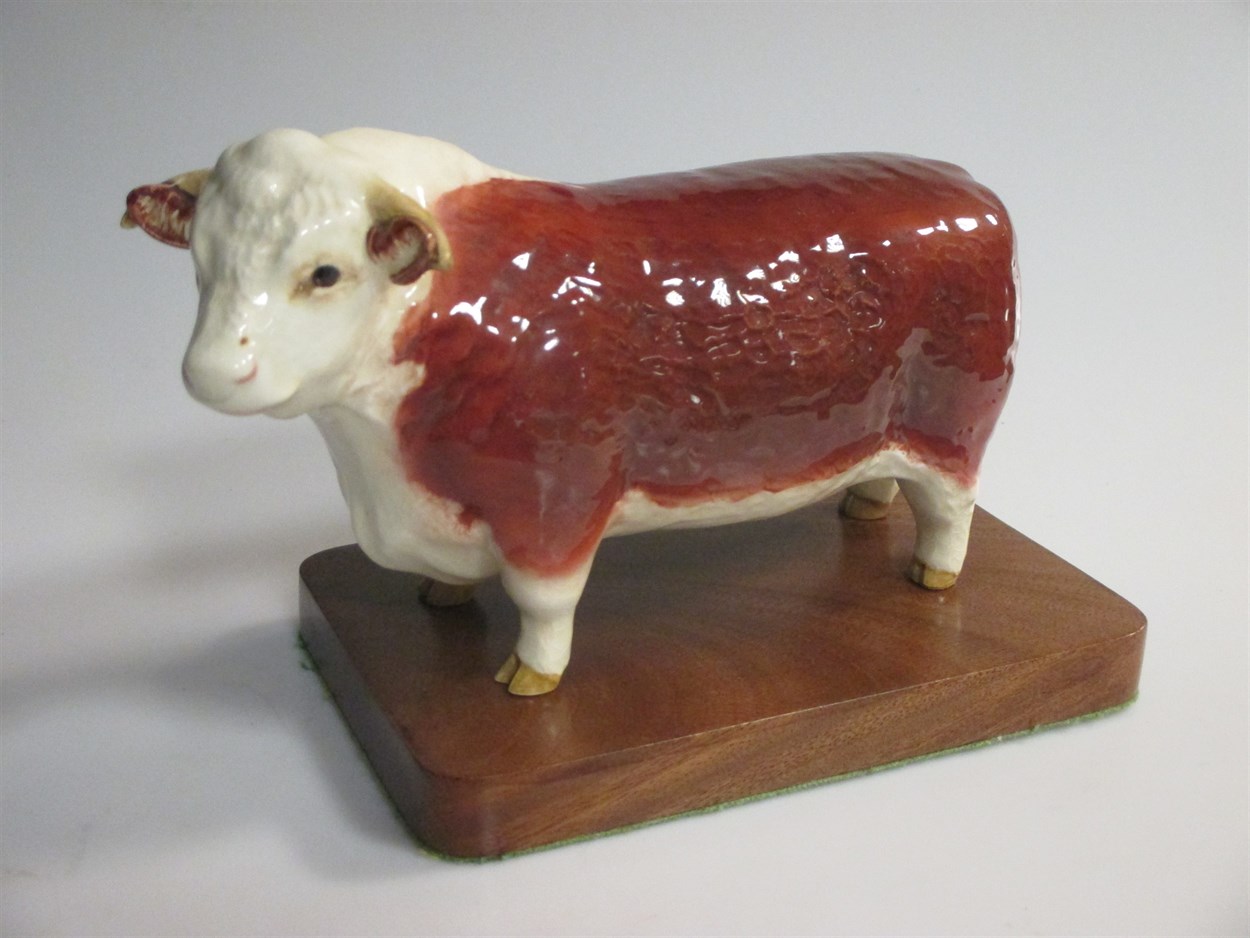 Lot 33 - A Beswick model of Devon Red Bull