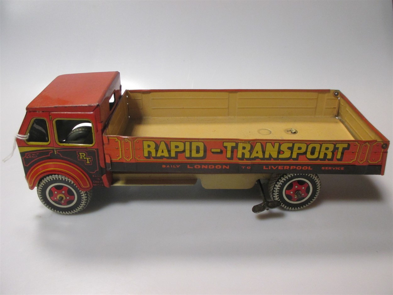 Lot 10 - Tinplate Clockwork Mettoy Rapid Transport