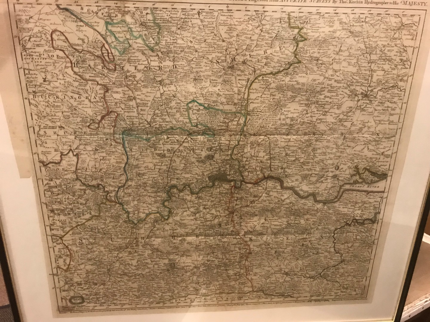 Lot 51 - Two 18th century London maps.