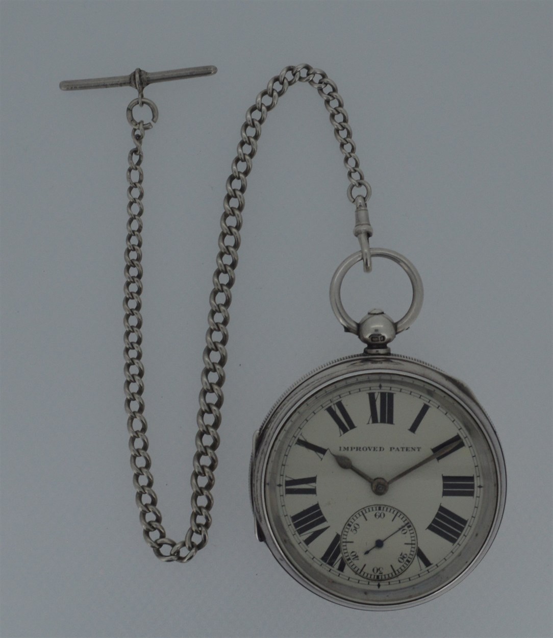 Lot 183 - An Edward VII silver open faced pocket watch