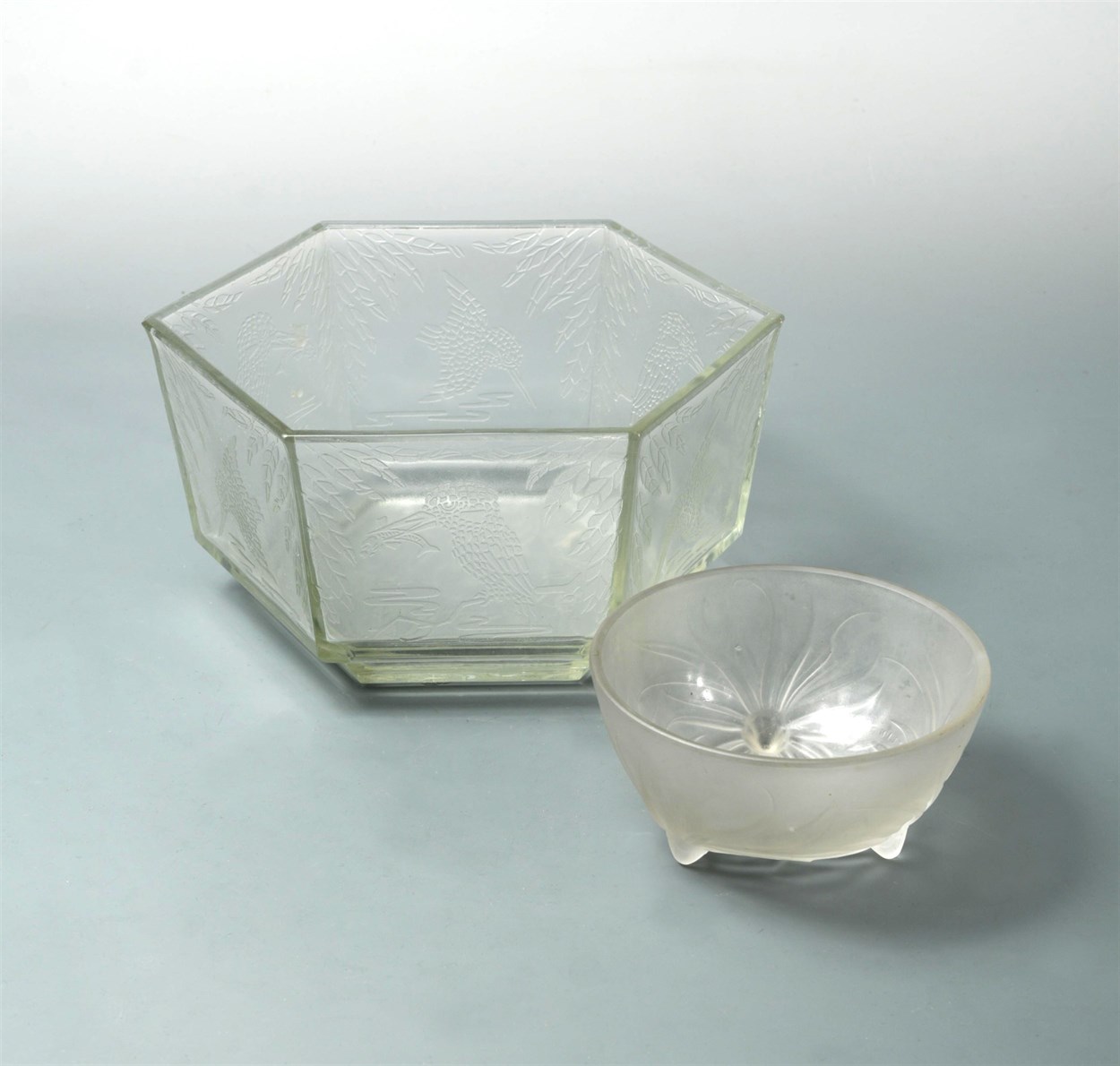 Lot 2 - Harold Stabler for Sherdley Glass, a moulded