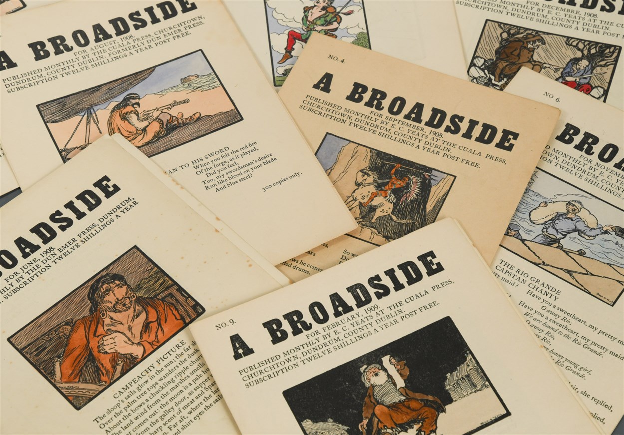 Lot 324 - CUALA PRESS BROADSIDES. A complete set of 84