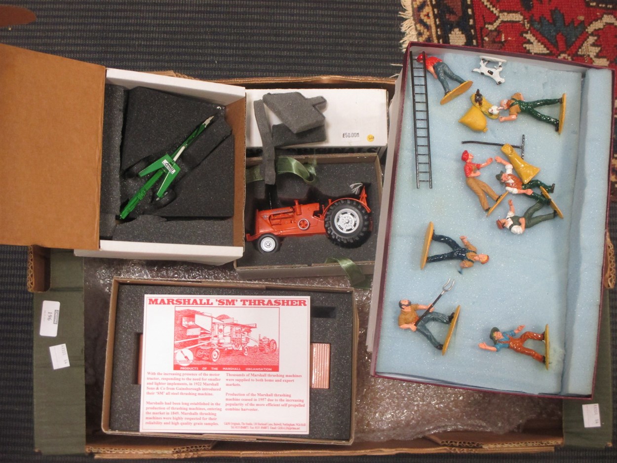 Lot 196 - Diecast painted model farm toys by G & M