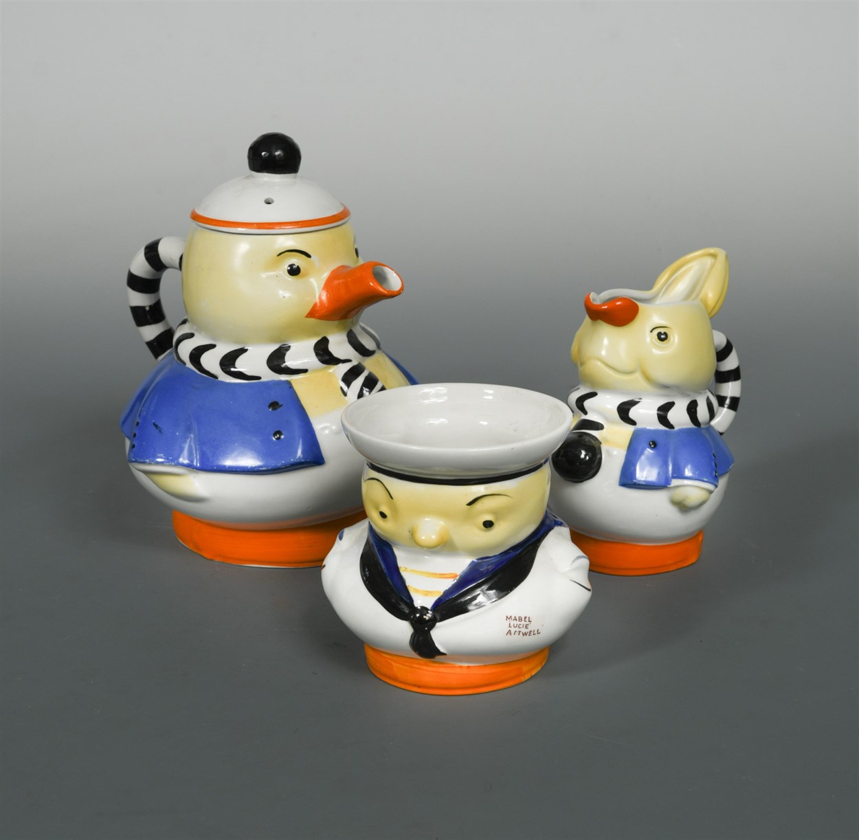 Lot 57 - A Shelley Mabel Lucie Atwell three-piece