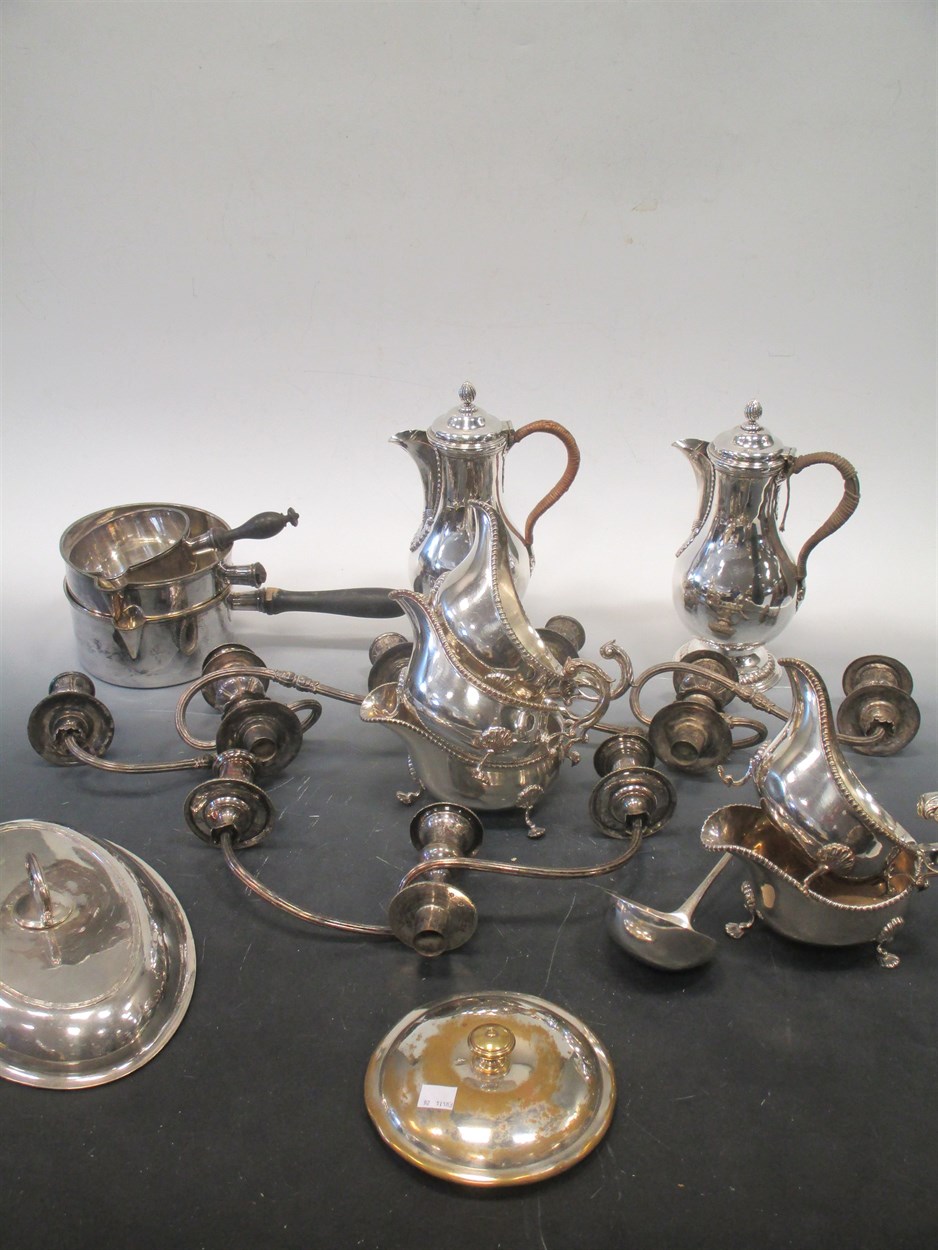 Lot 202 - A large collection of silver plated ware