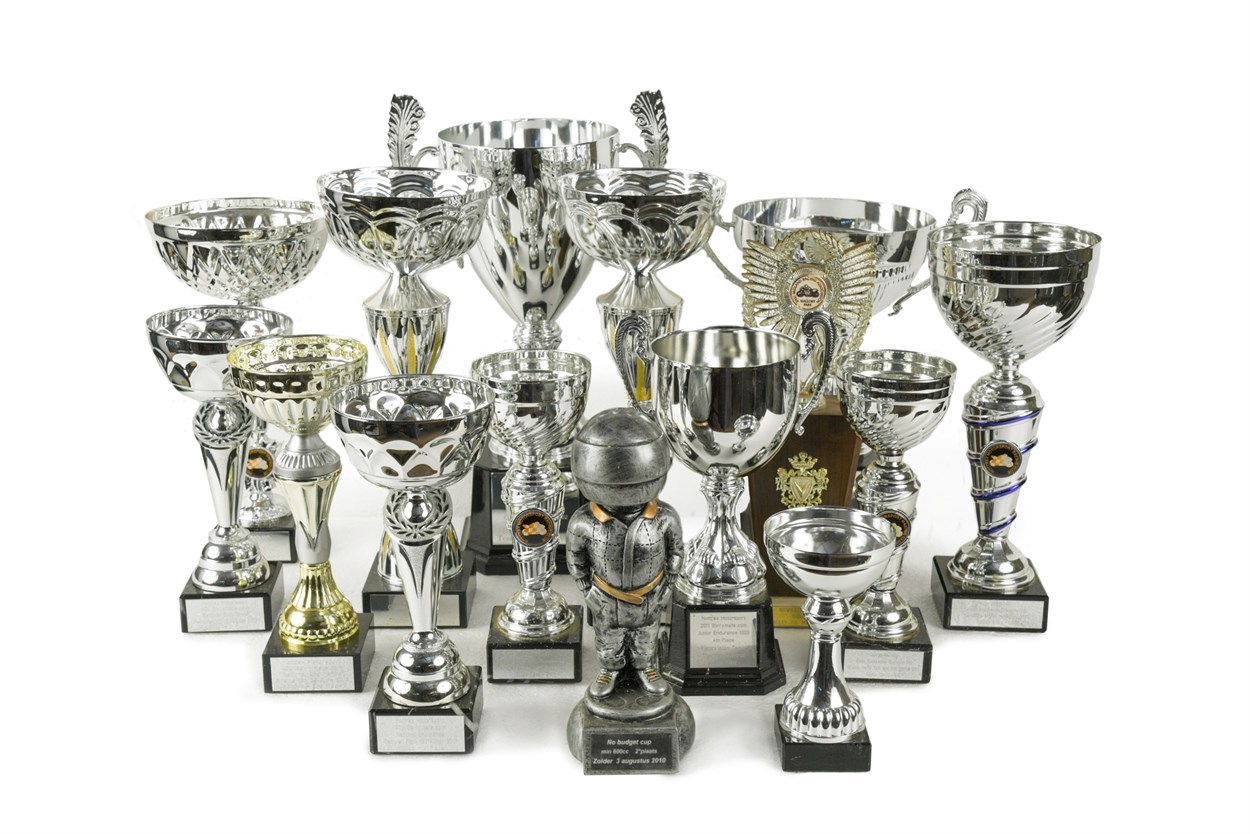 Lot 132 - Racing trophies, a collection of twenty,