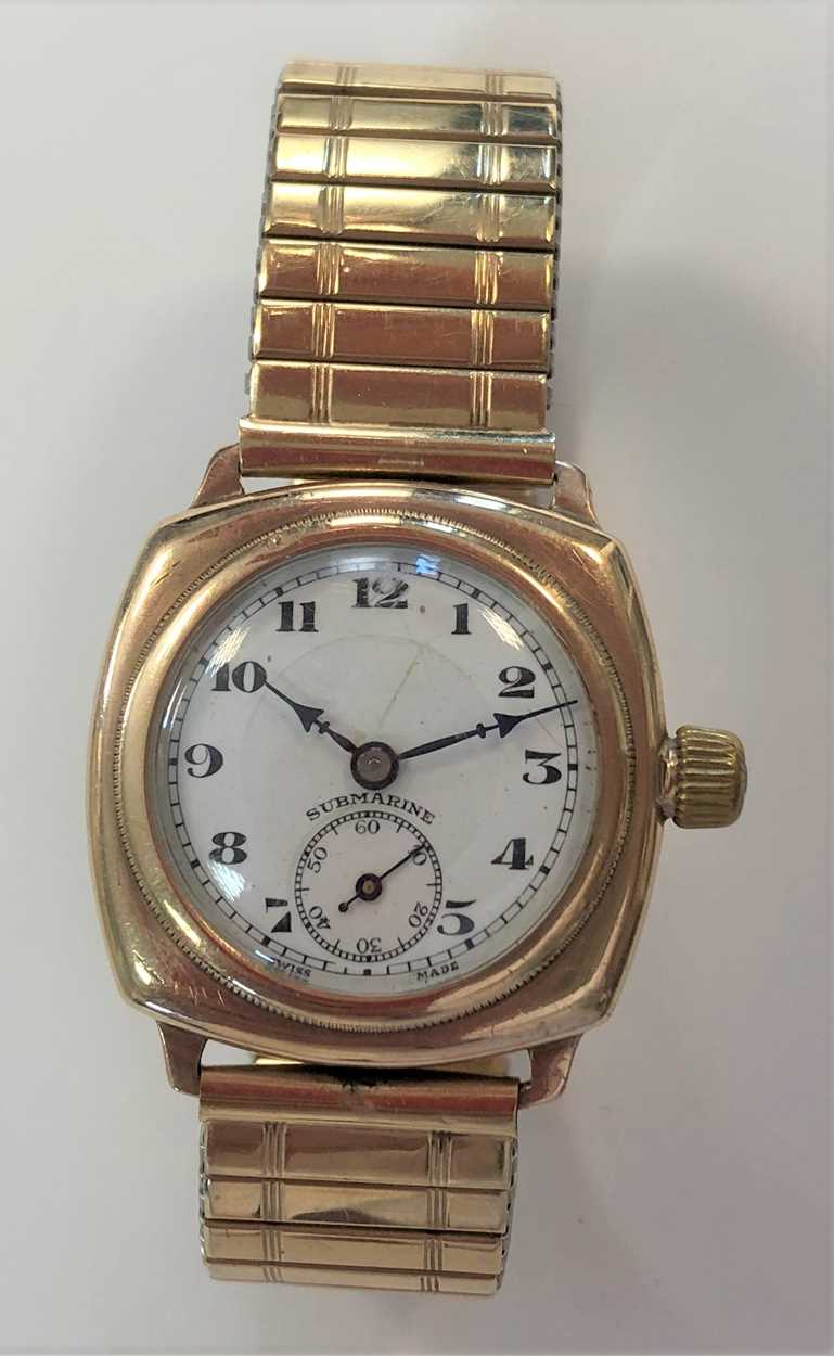 Lot 279 - Harrop - A rare gentleman's 9ct gold