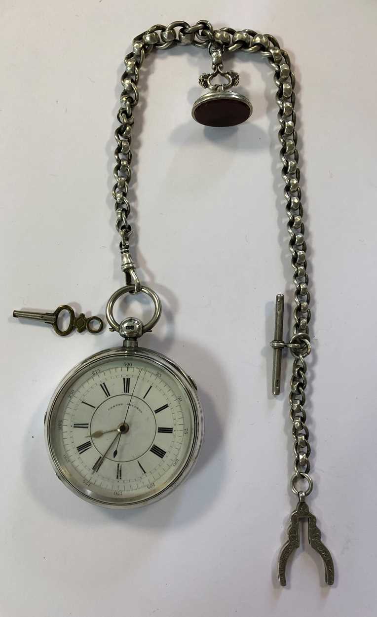 Lot 270 - Unsigned - A Victorian silver open faced