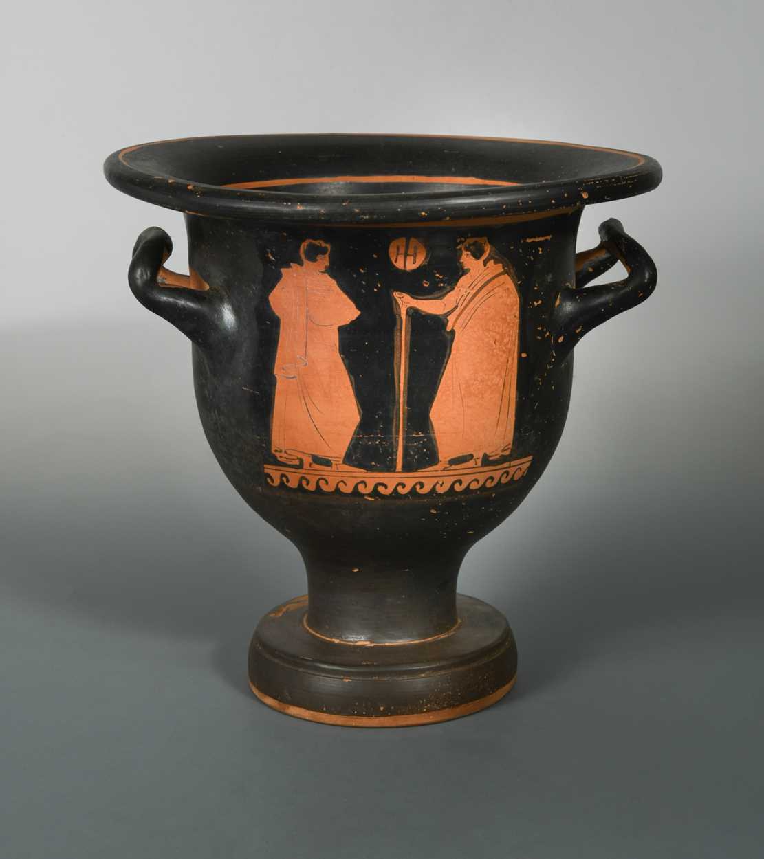 Lot 18 - A Greek red figure two-handled krater (wine