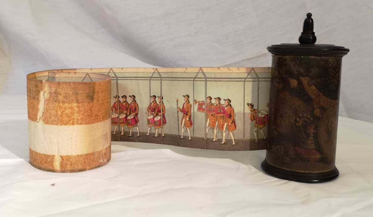 Lot 186 - George IV Coronation processional scroll,