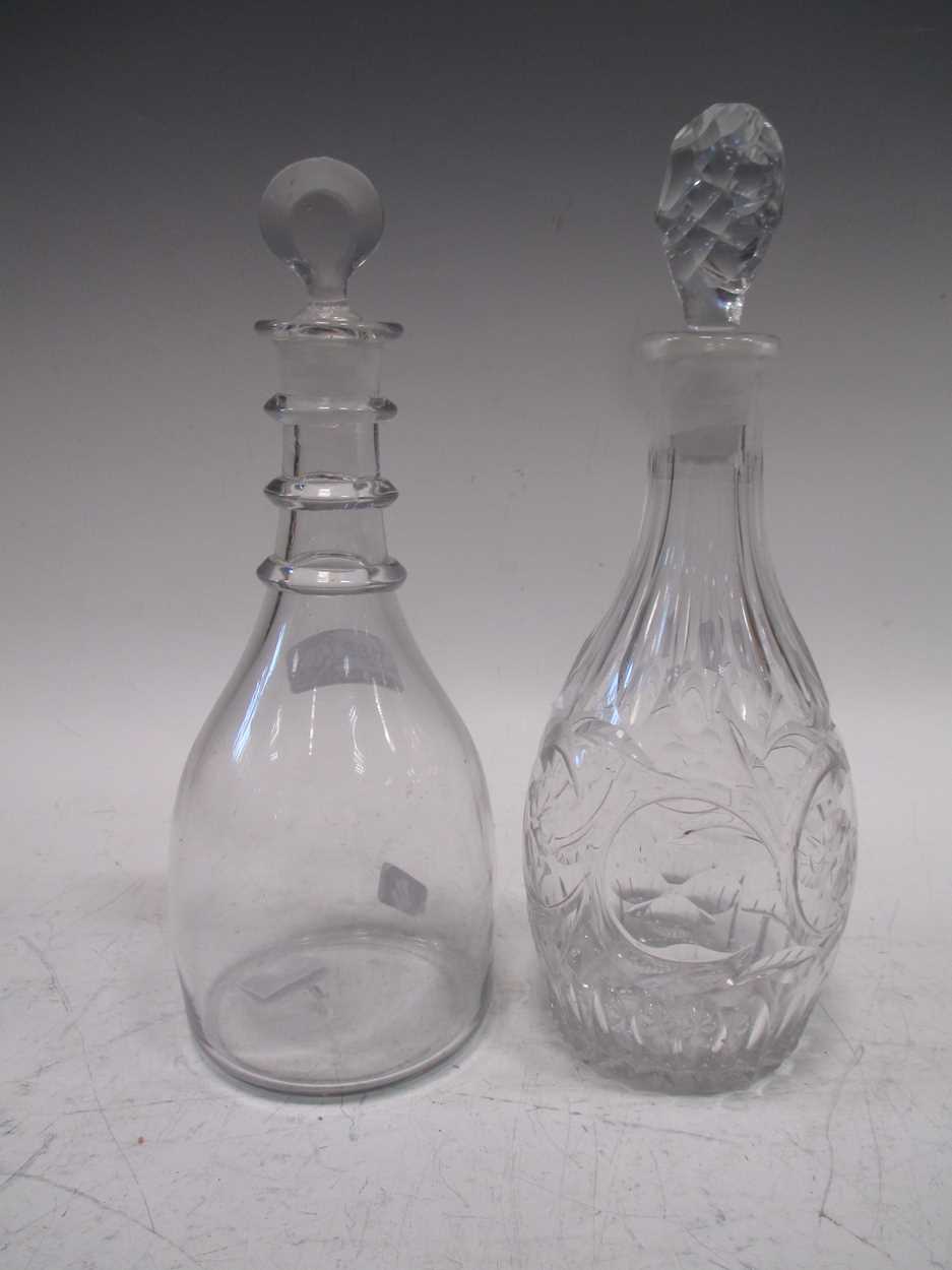 Lot 166 - An 18th Century half size decanter, one