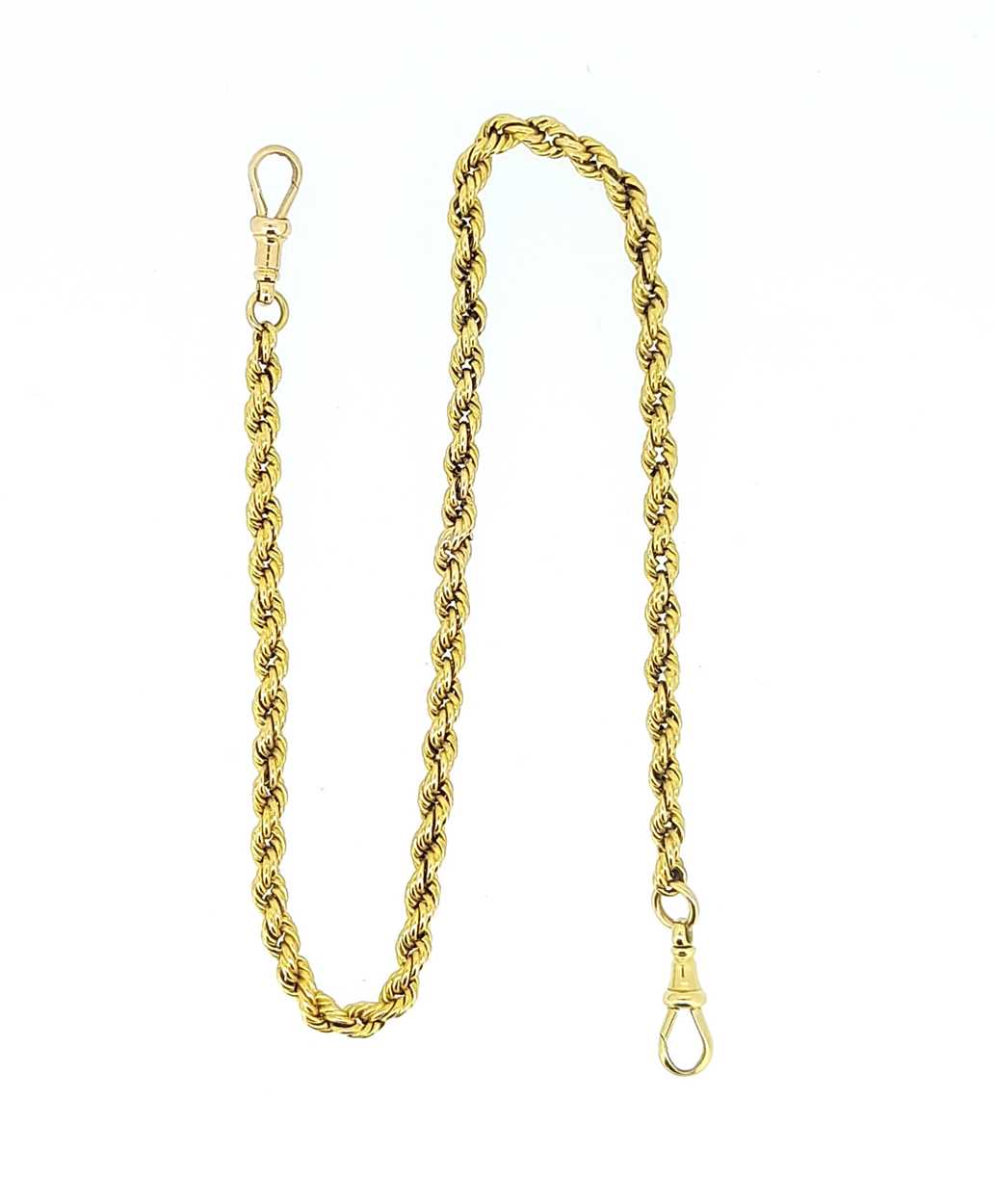 Lot 226 - A Victorian watch chain,