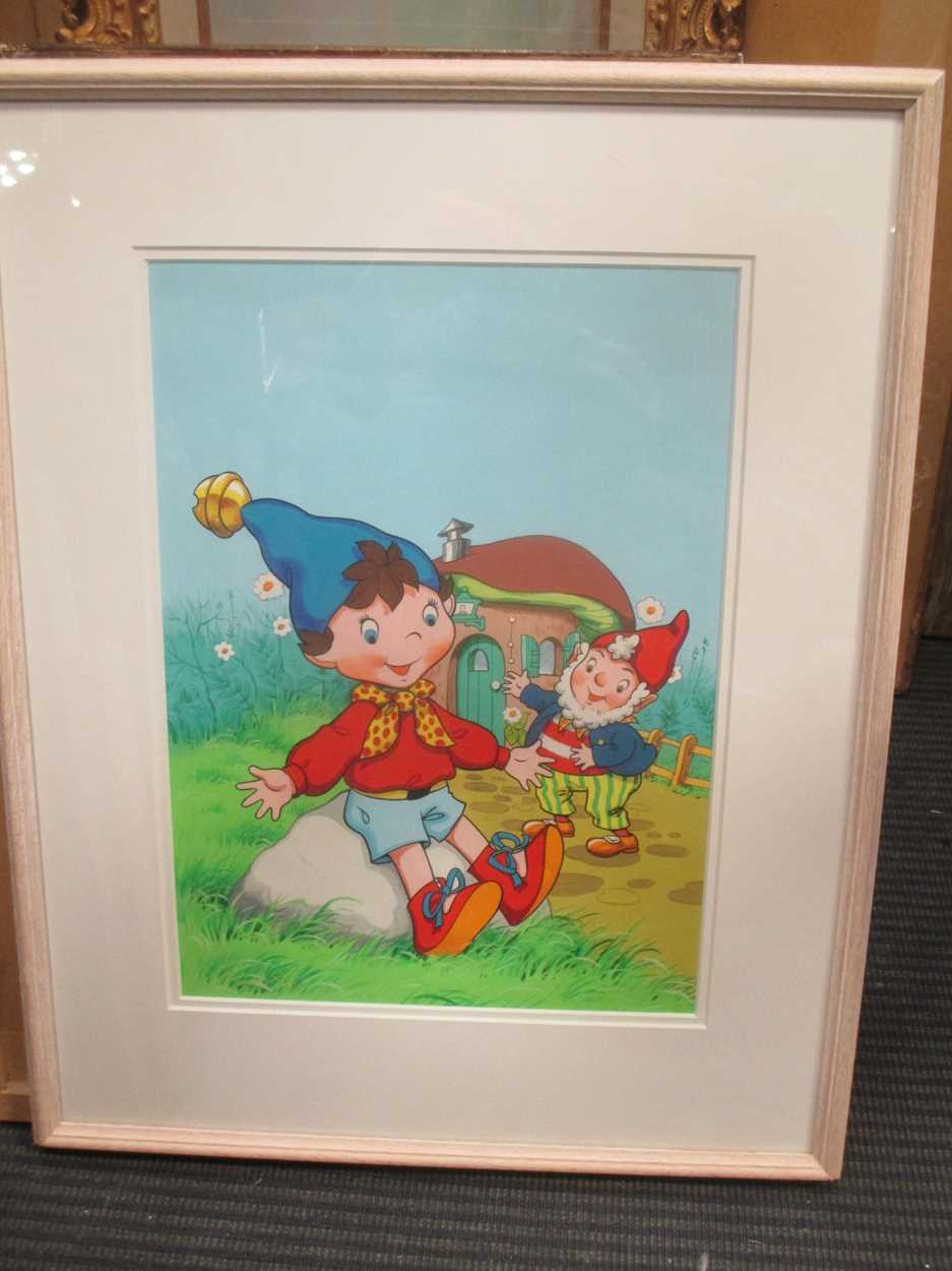 Lot 76 - Five original 'Noddy' coloured illustrations,
