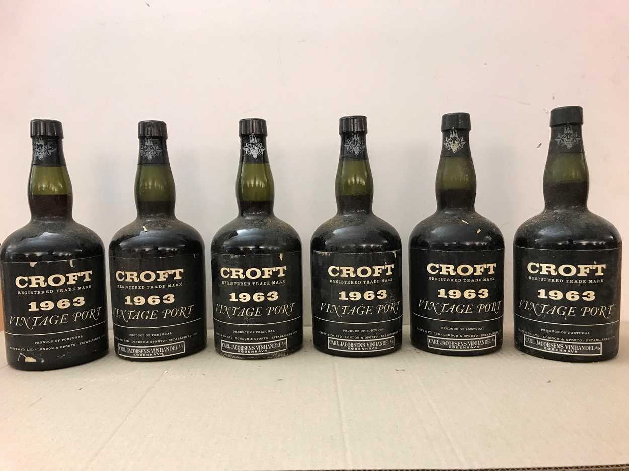 Lot 185 - Croft vintage port 1963,