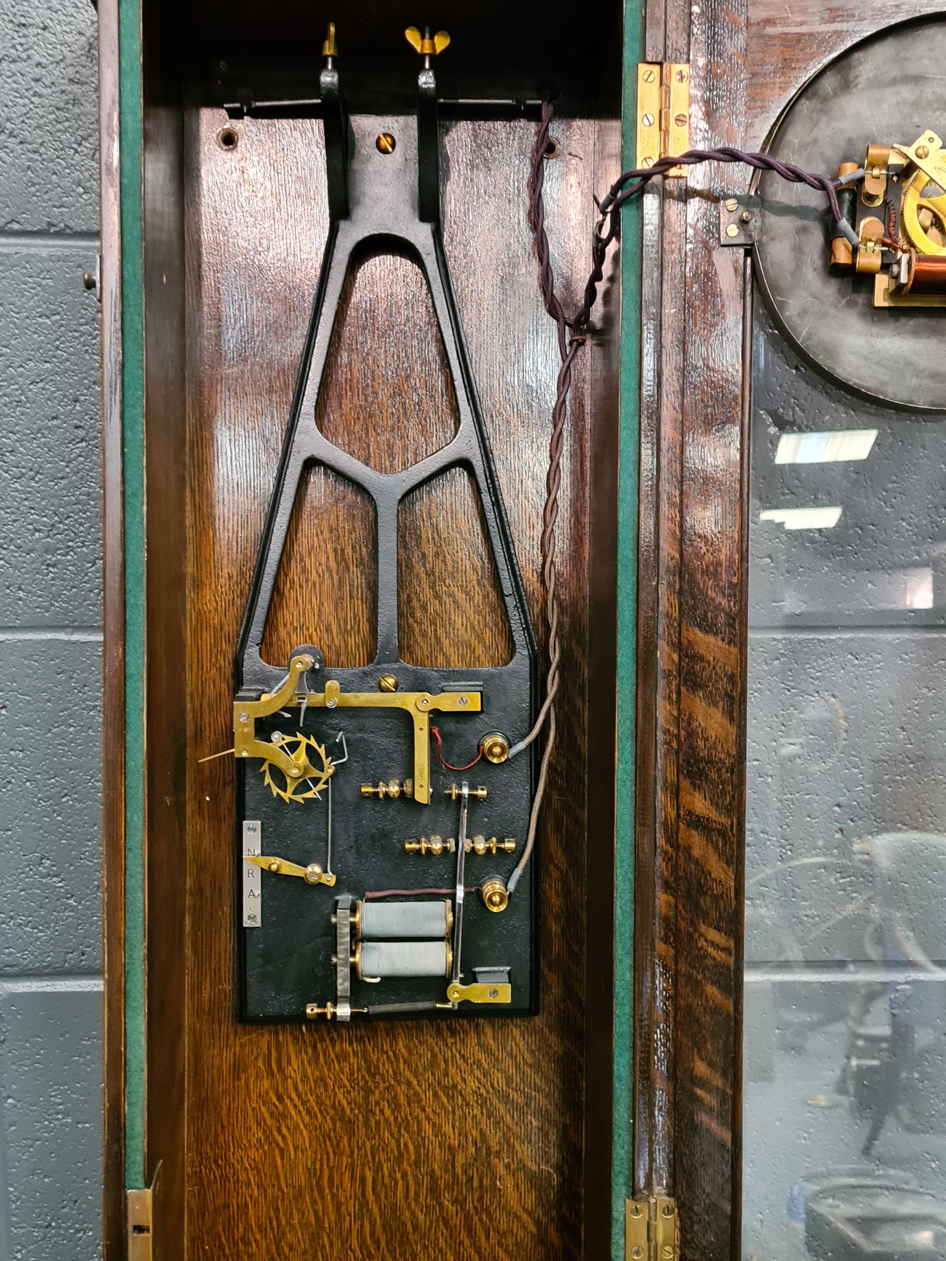 Lot 235 - Synchronome electric master clock no. C