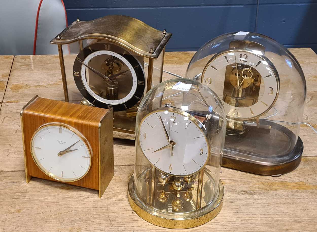 Lot 304 - A modern reproduction Dutch wall clock, a