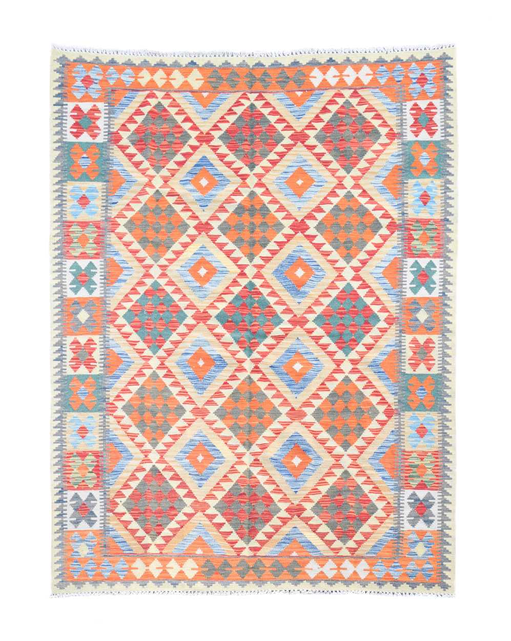 Lot 233 - A hand-knotted pure wool kelim carpet,