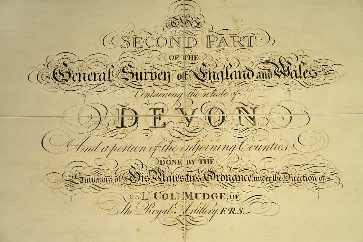 Lot 60 - Devon. MUDGE (Lt. Col. William) The Second