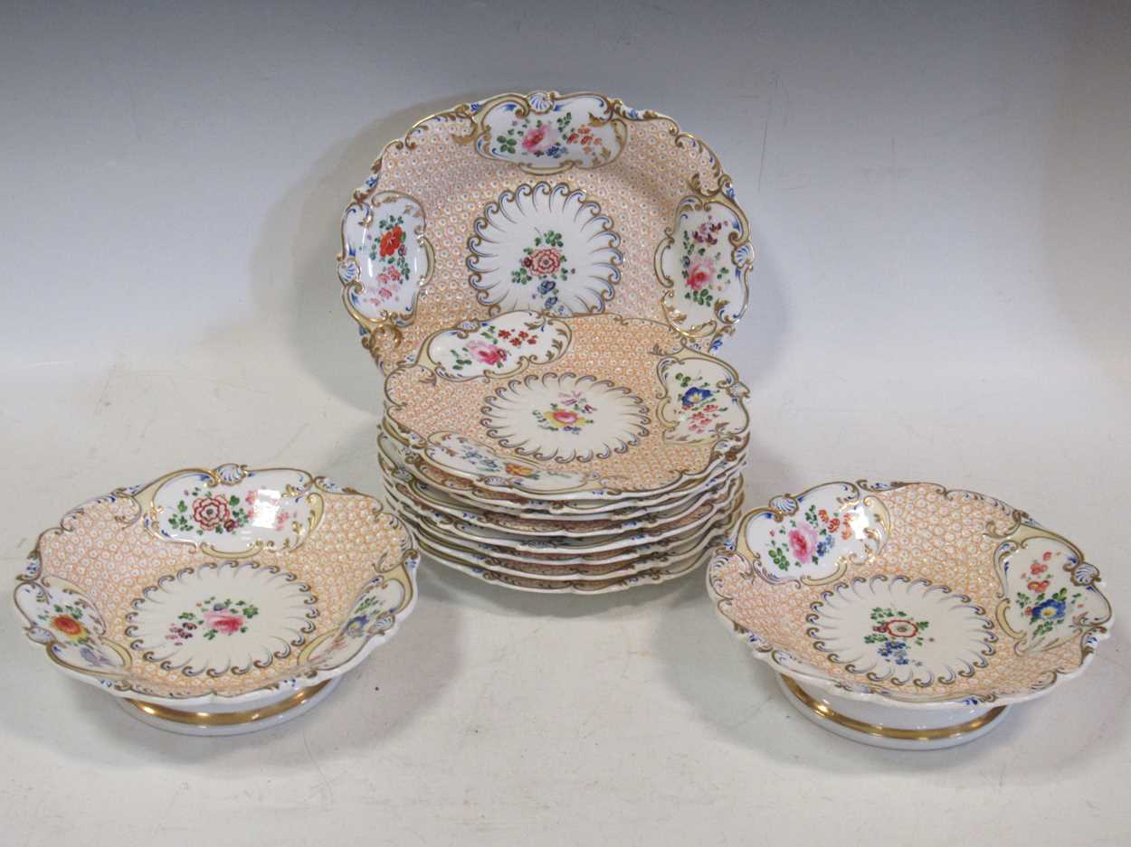 Lot 70 - A 19th century H&R Daniel Mayflower pattern