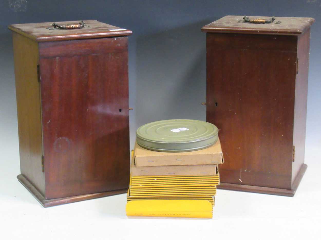 Lot 122 - Two boxes of film reel, to include the