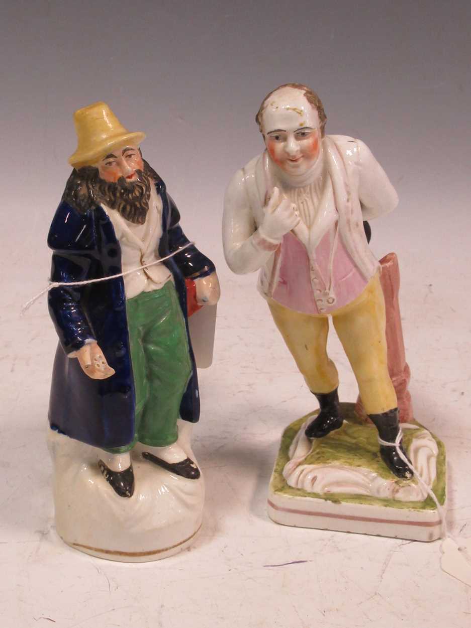 Lot 88 - A rare Staffordshire figure of Mr Pickwick