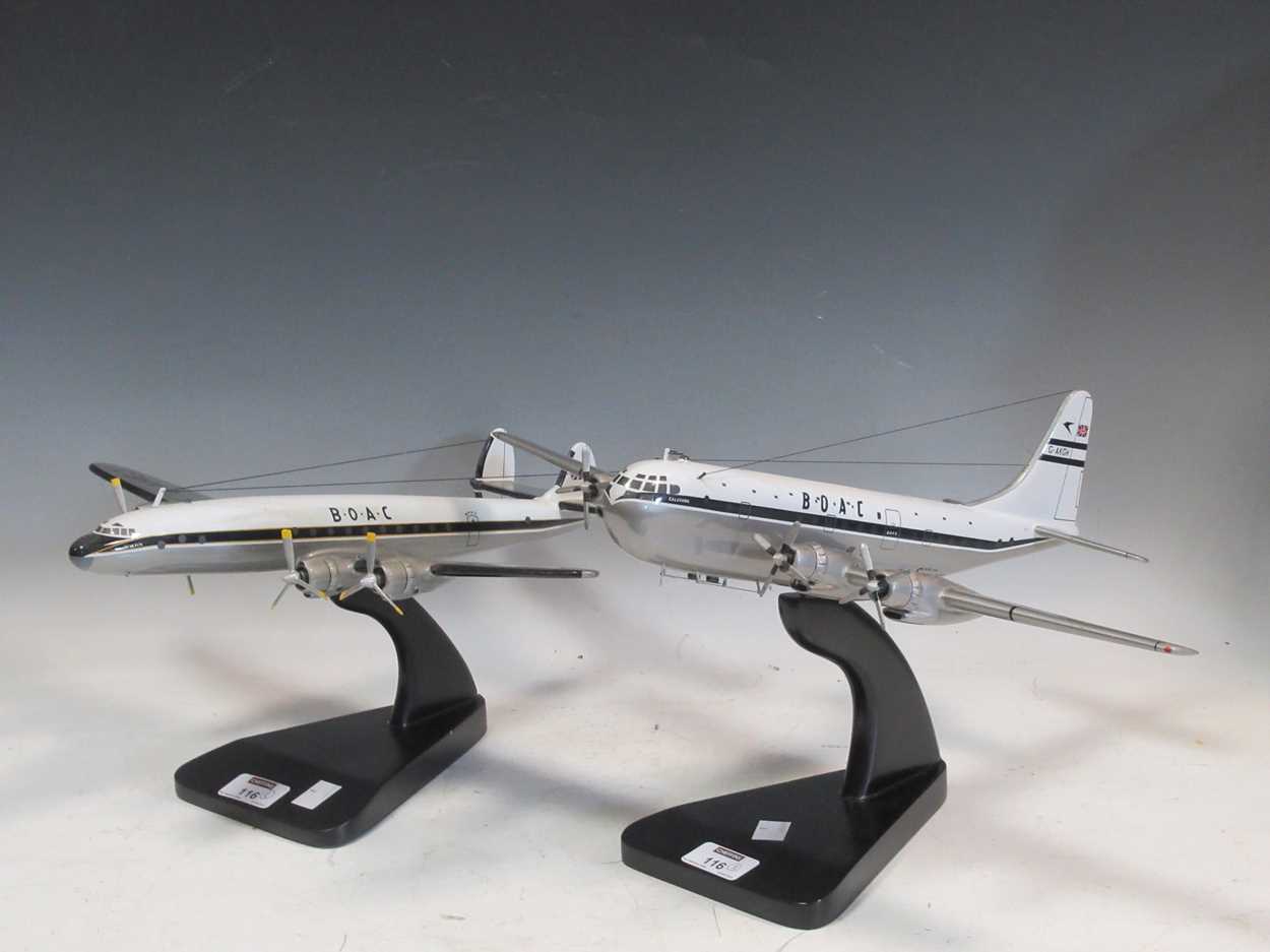 Lot 116 - Bravo Delta model aircraft - BOAC Boeing and
