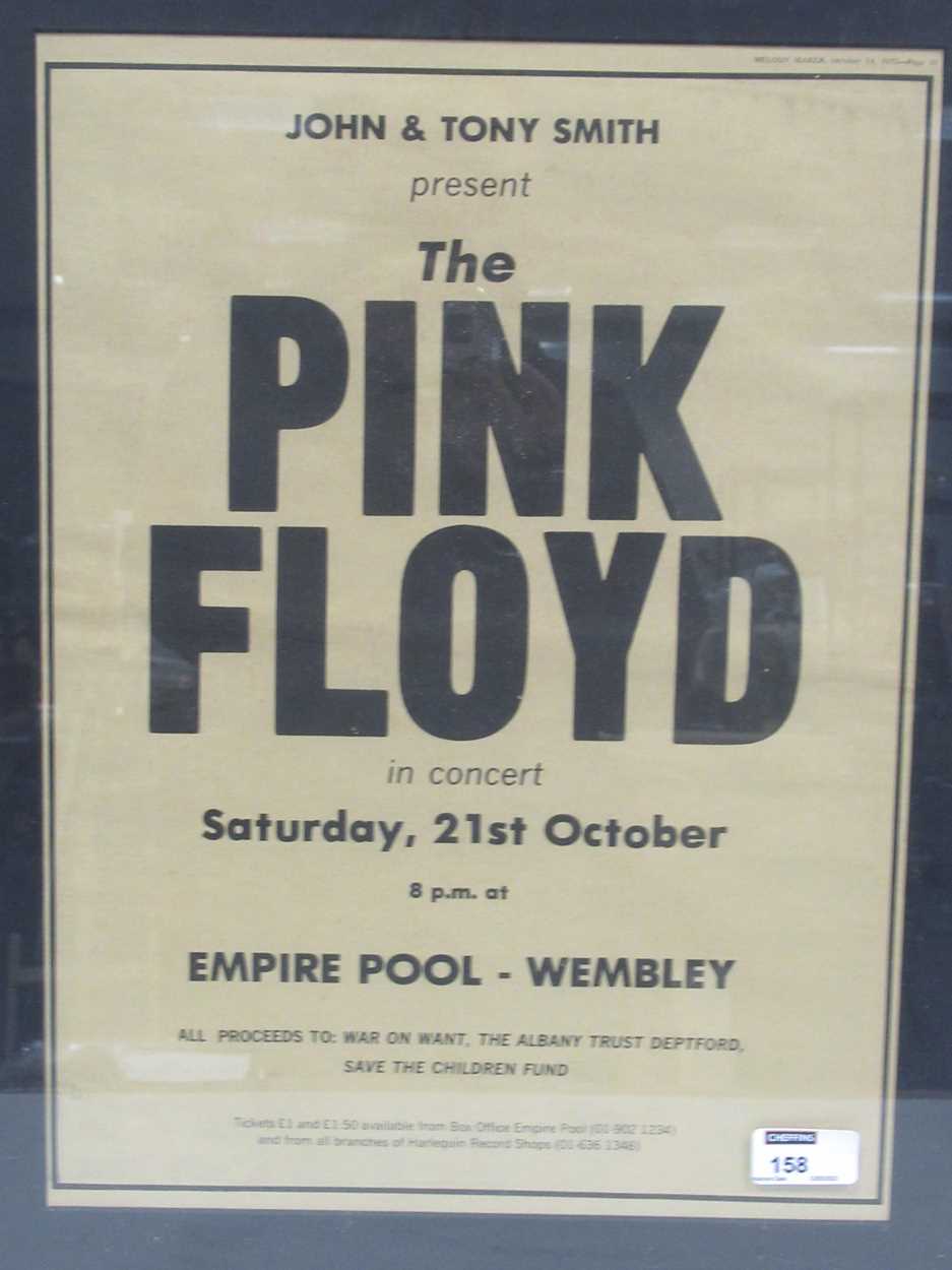 Lot 158 - A 1970's framed advertising page for the