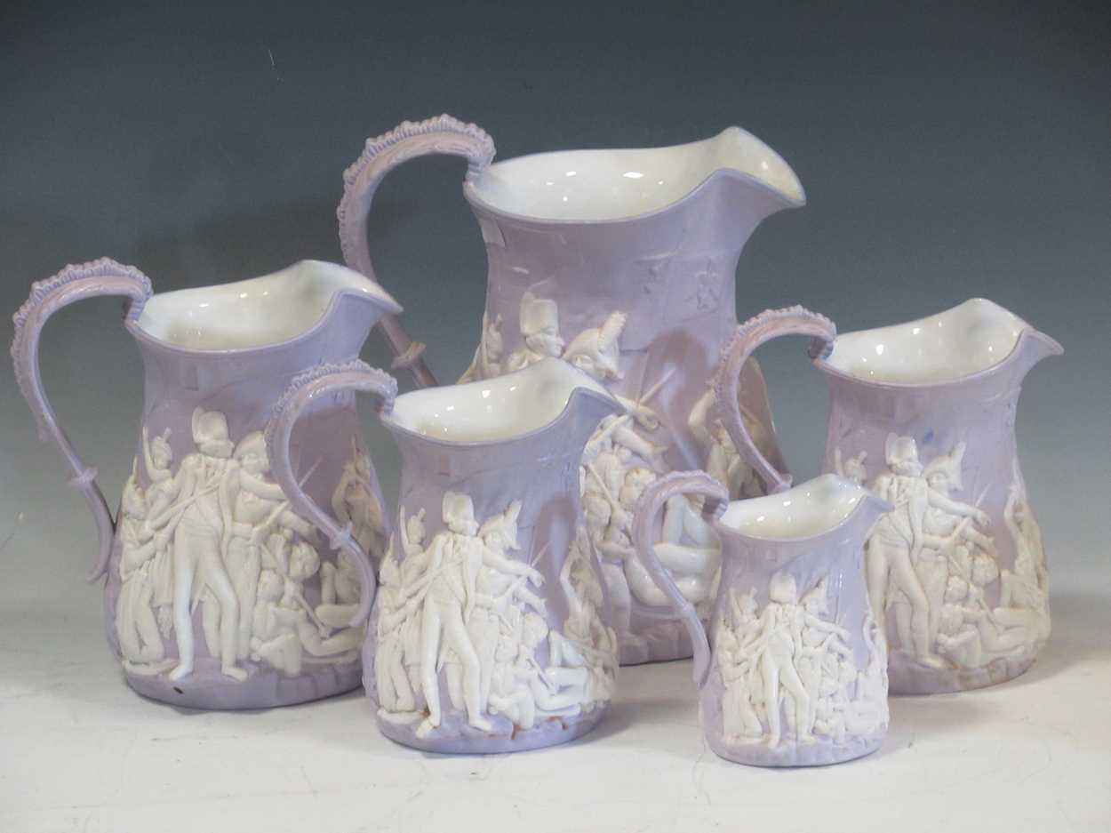 Lot 74 - A set of five graduated Sam Alcock and Co