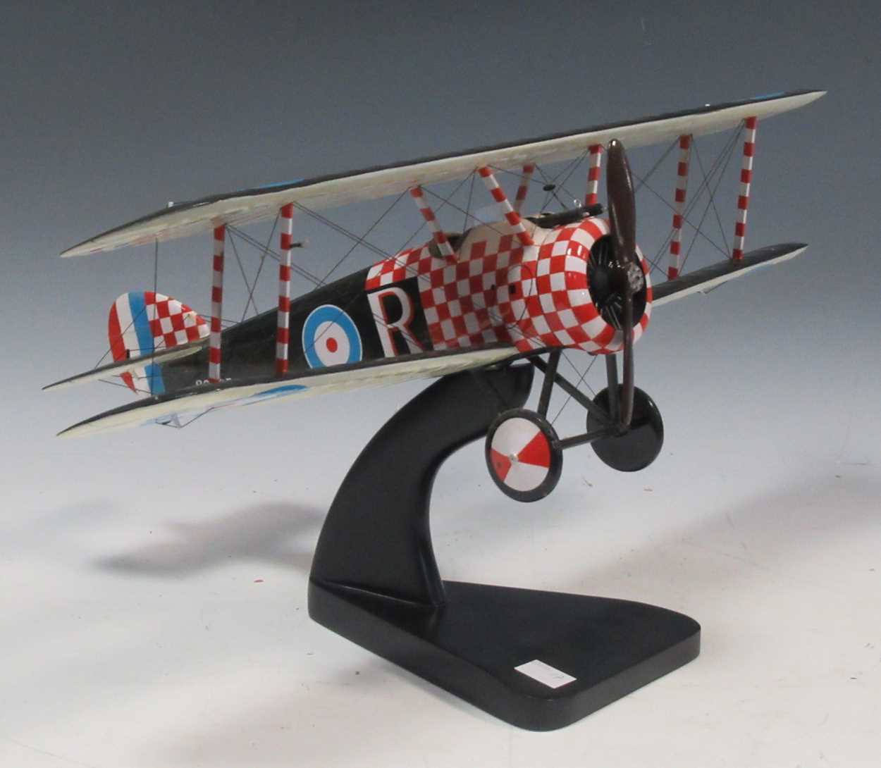 Lot 158 - Bravo Delta model Sopwith F.1 Camel on stand,