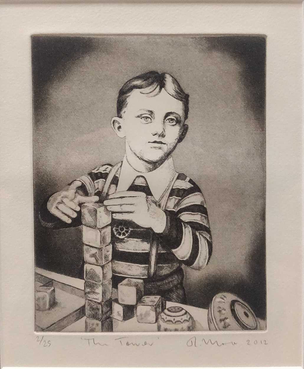 Lot 204 - Richard Moon, two etchings, to include: The