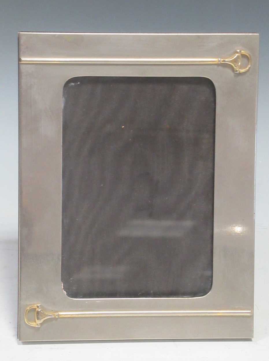 Lot 81 - A Gucci electroplated photo frame,