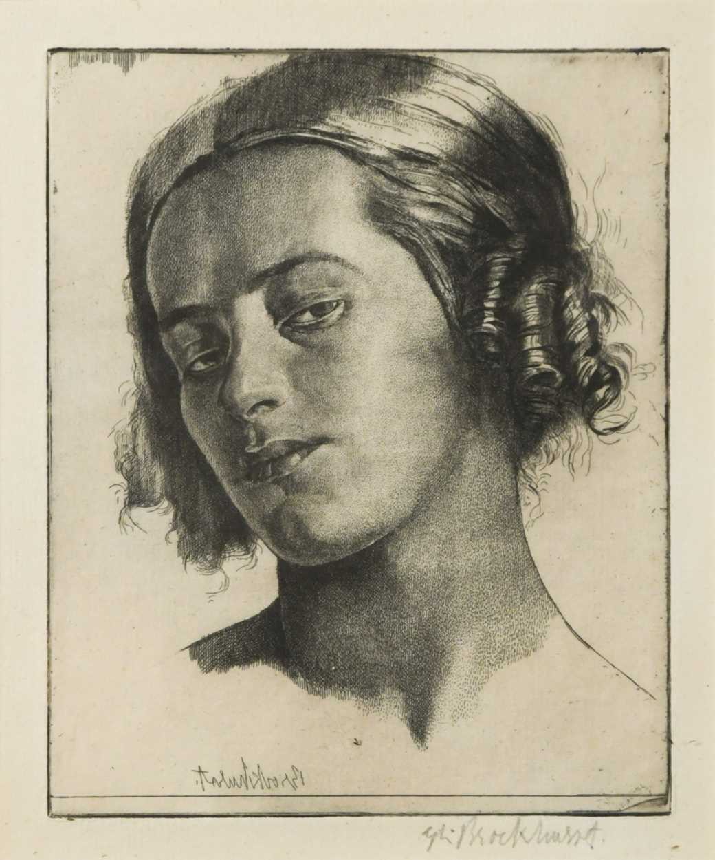 Lot 31 - Gerald Leslie Brockhurst (1890-1978) Nadia,