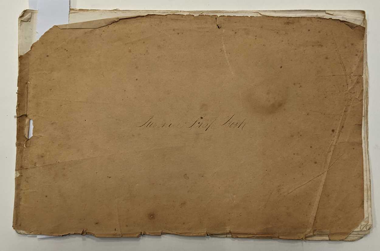 Lot 364 - A late Georgian paper bound book of prints