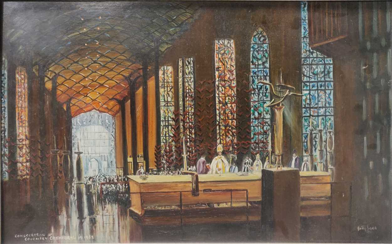 Lot 252 - Betty Lines The Consecration of Coventry