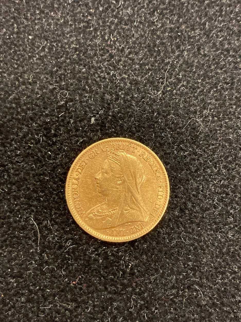 Lot 187 - Queen Victoria gold half sovereign 1899