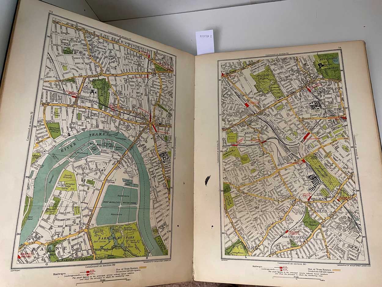 Lot 52 - The Authentic Map Directory of London and