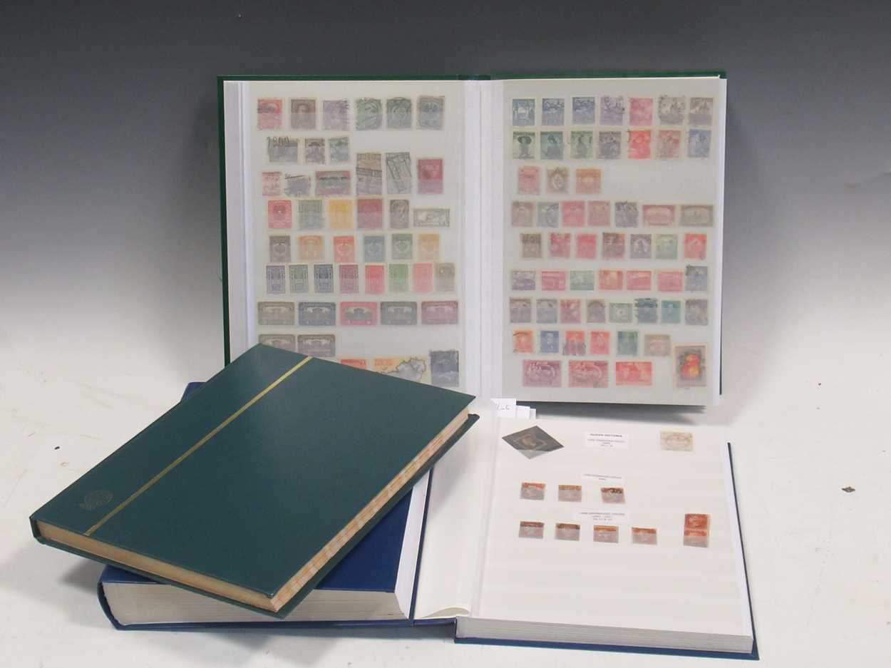 Lot 112 - Postage stamps. 4 stock books, including