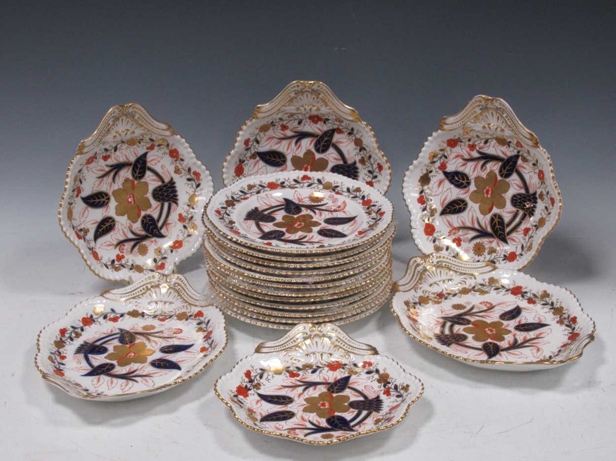 Lot 34 - A 19th century Copeland Spode Imari dessert