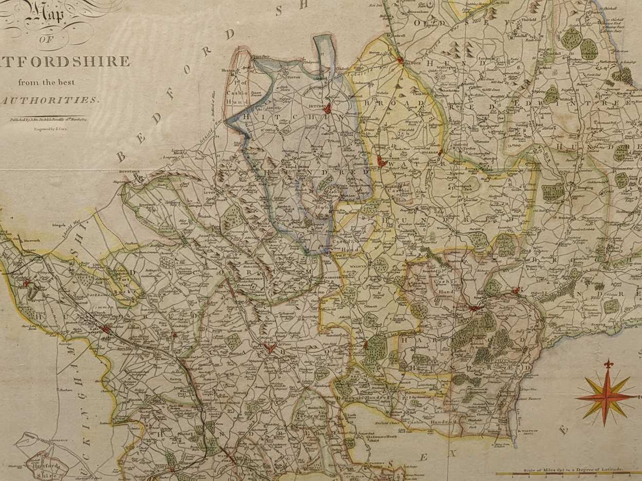 Lot 432 - Two hand-coloured maps to include